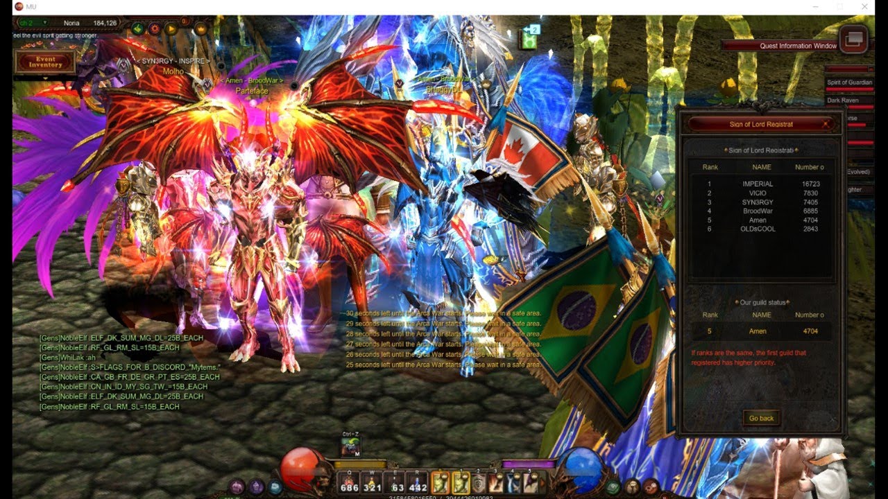 Arka War | June 01, 2024 | AMEN ALLY | Helheim Server - Global MU Online (Webzen) S18 Part 2 ...