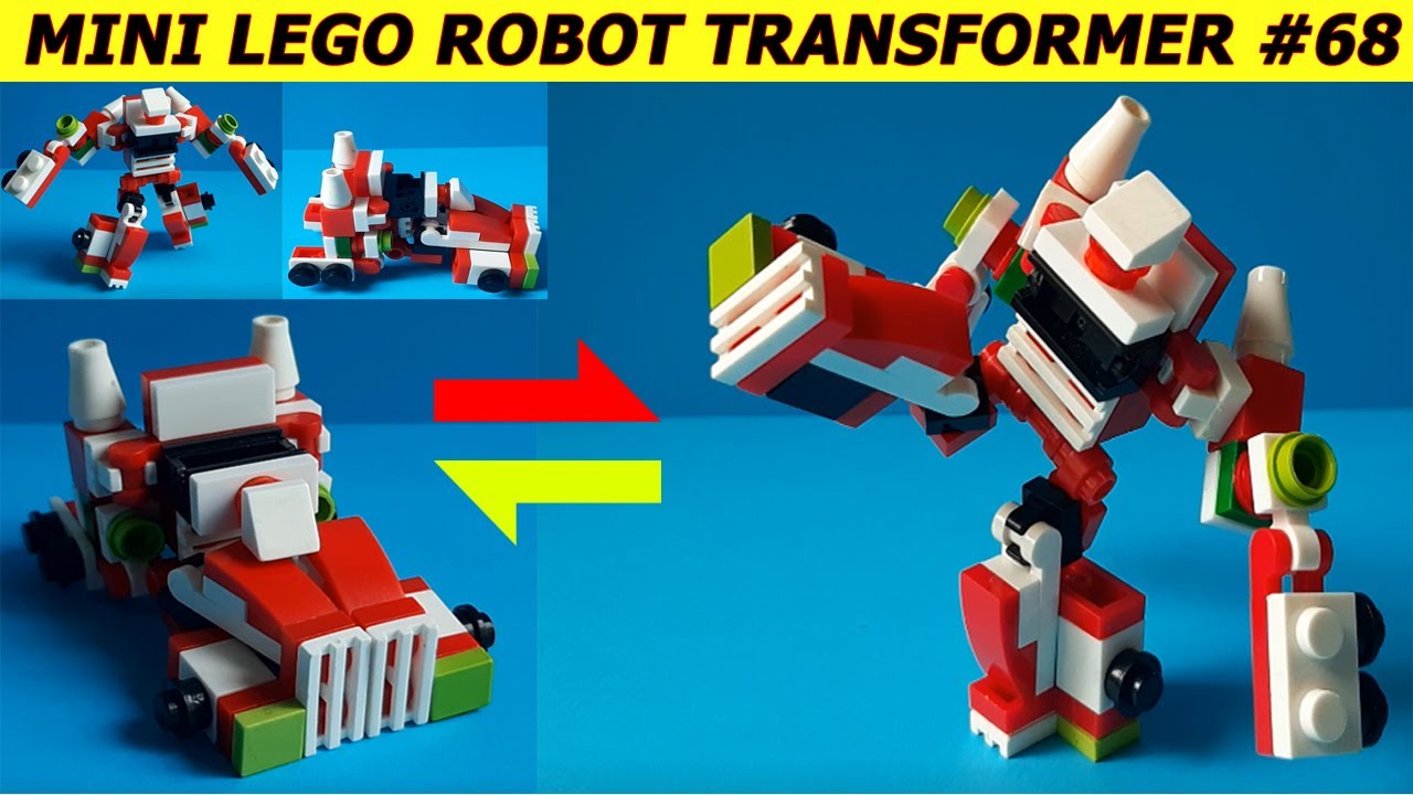 Cách lắp Lego Robot Mini Transformer Cực Dễ #68 |Lego Robot Mini ...