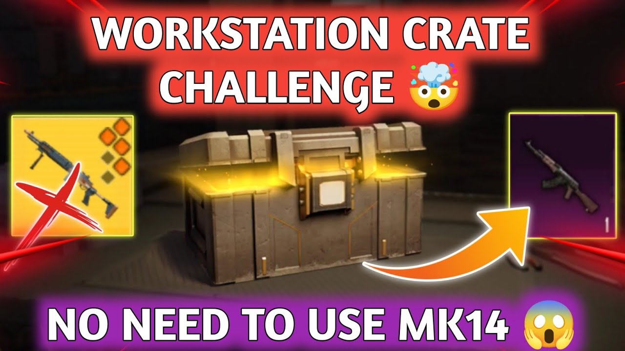 WORKSTATION CRATE CHALLENGE 🤯 | PUBG METRO ROYALE - YouTube