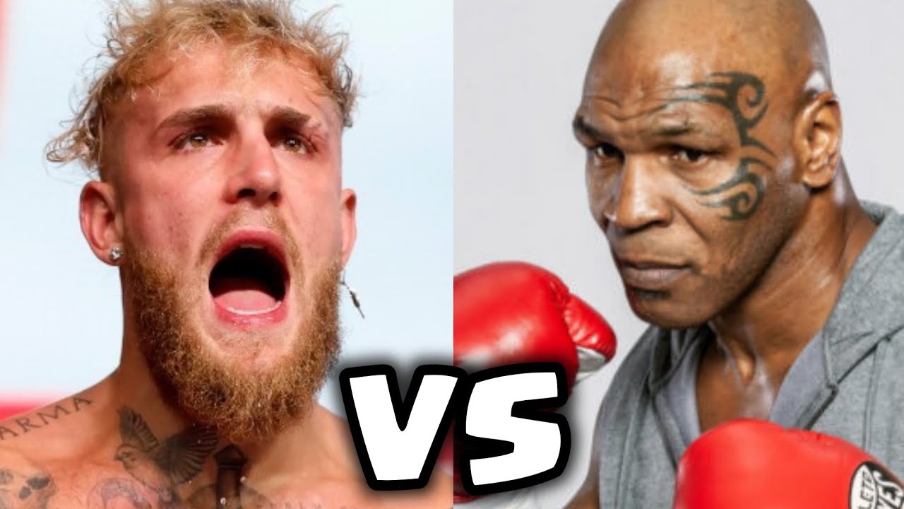 Jake Paul & Mike Tyson Side by Side - YouTube