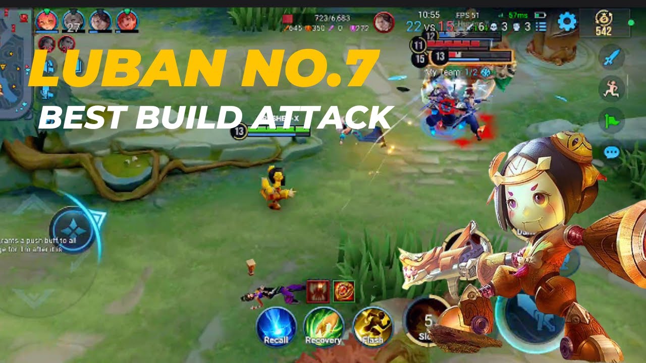Luban No.7 Top Build Gameplay. Bangladesh Top Player .. Luban No.7 HOK ...