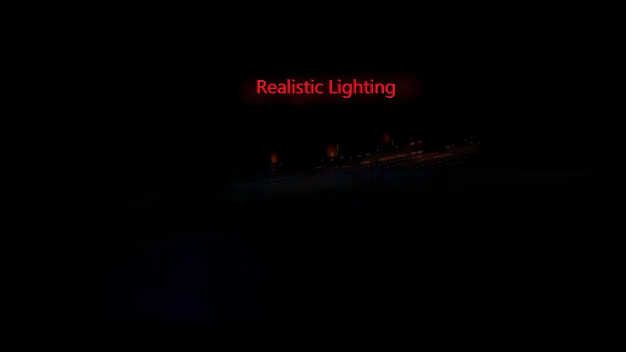 Titanic James Camron 2012 Animation With Realistic Lighting. - YouTube