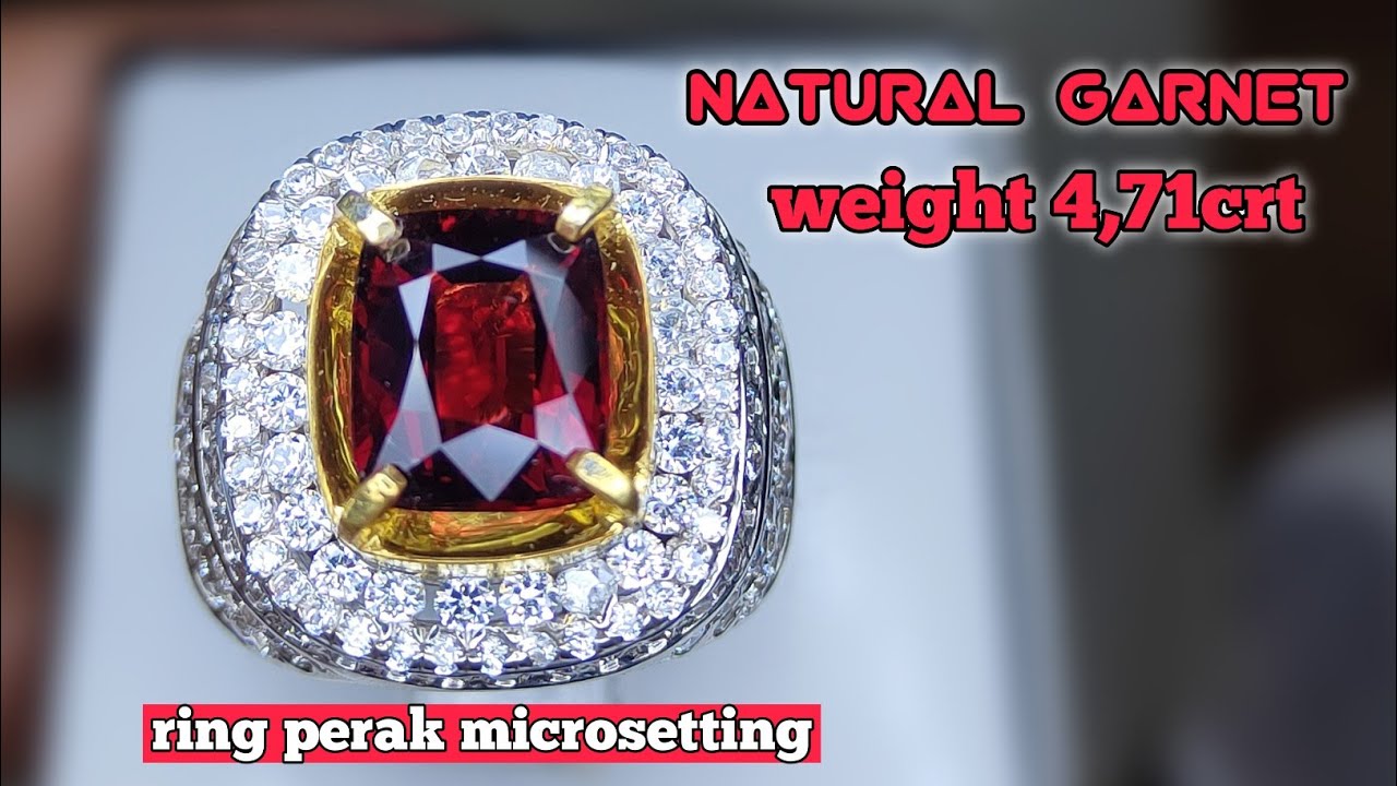 NATURAL GARNET 4,71CRT - YouTube
