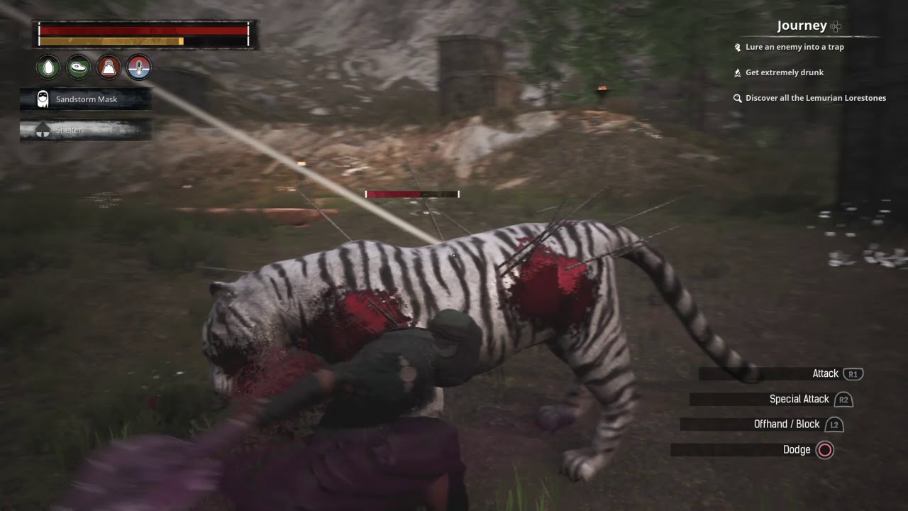 Conan Exiles White Tiger (aka Buttercup) vs Team Thrall - YouTube