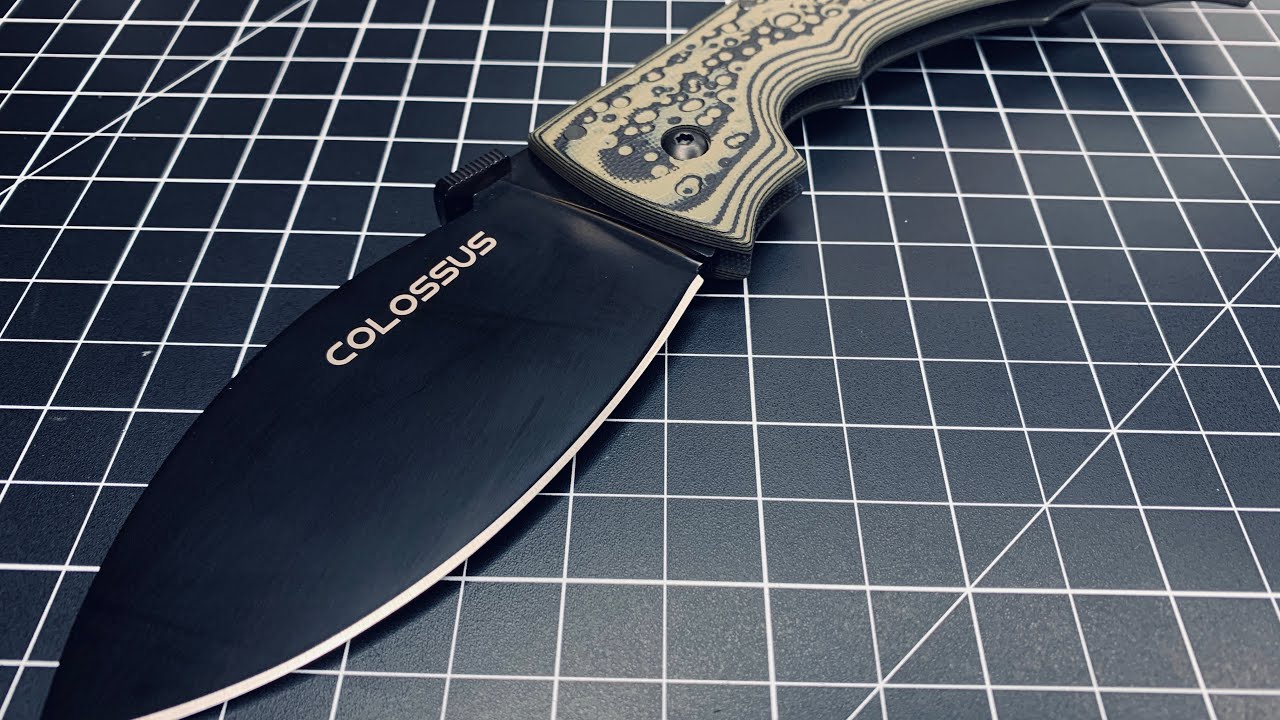 【小刀客】详评 Cold Steel Colossus ii 黑巨人 - YouTube