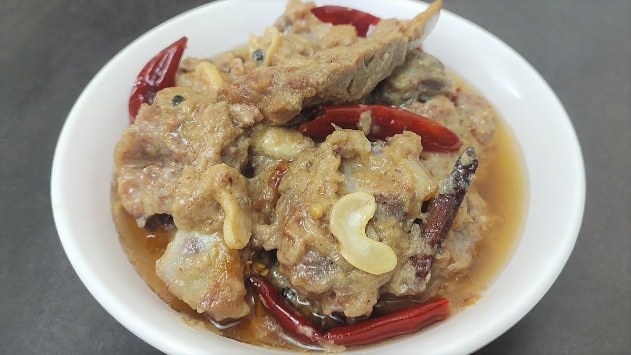 Creamy White Mutton Stew Recipe | मटन स्टू रेसिपी - YouTube