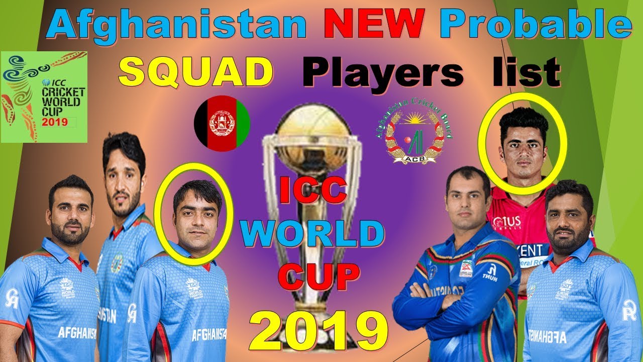 Afghanistan Cricket Team Full squad icc world cup 2019 * Afghanistan ...