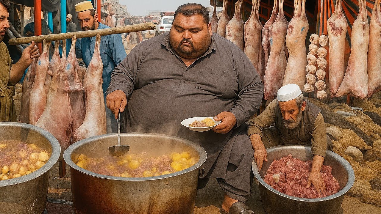 500KG Mutton DUMPUKHT Cooking - Afghani Rosh Recipe - Qadeem Khan ...