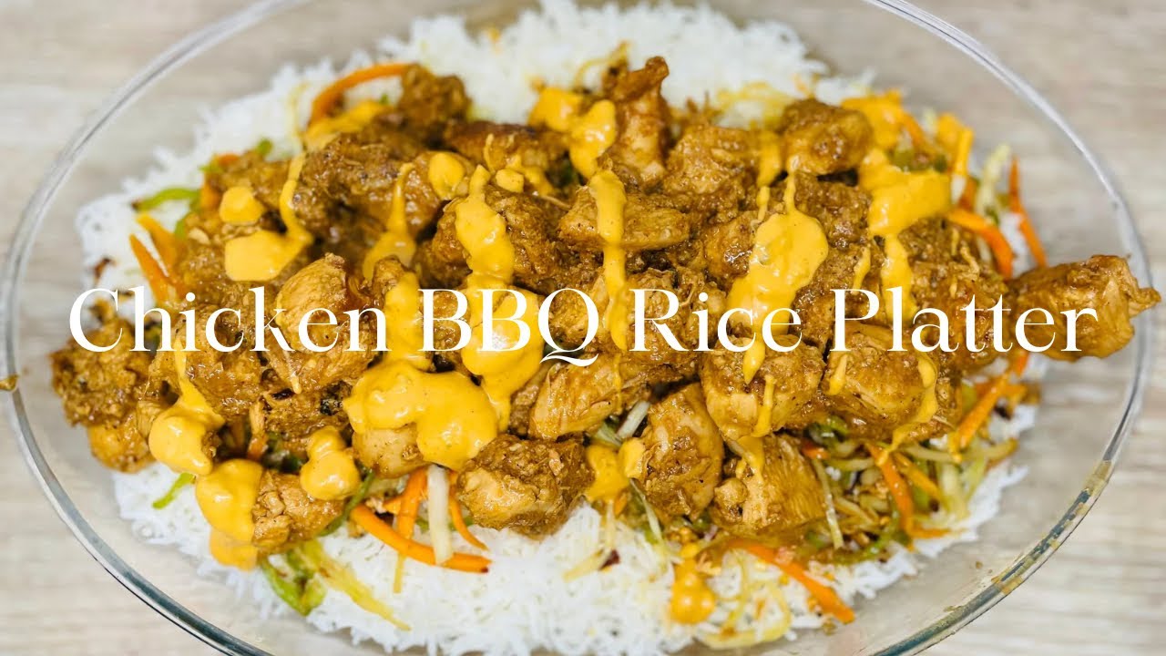 CHICKEN BBQ RICE RECIPE BY NOOR CUISINE - YouTube