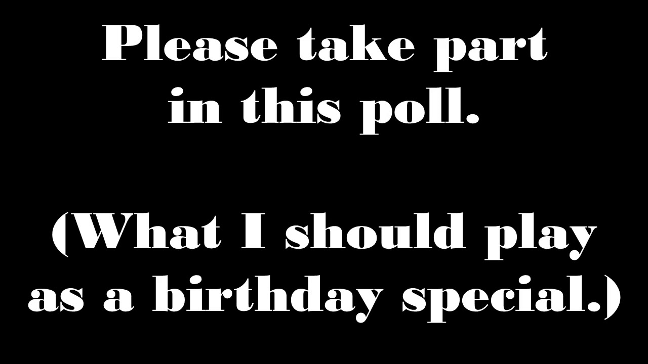 Birthday Poll - YouTube