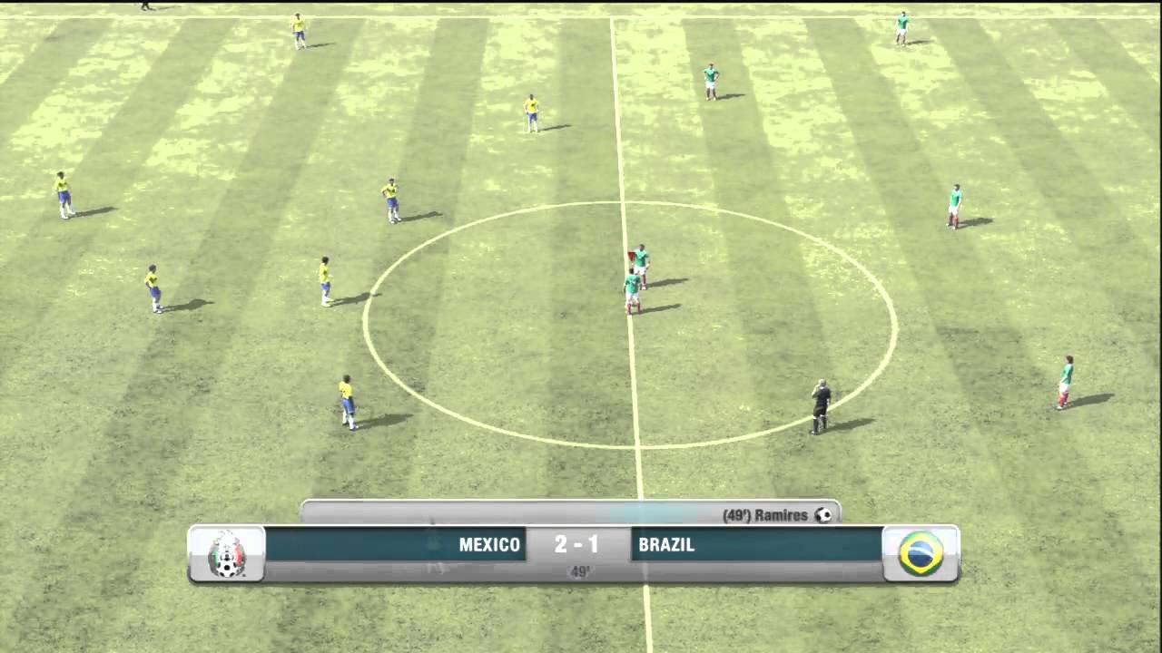 FIFA 12 Mexico vs Brazil - YouTube