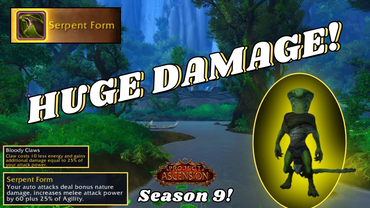 Unleashing Serpent Fury! Project Ascension WoW S9! - YouTube