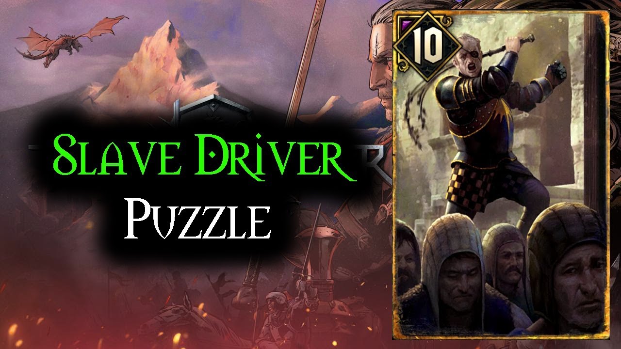 Slave Driver Puzzle - Thronebreaker The Witcher Tales - YouTube