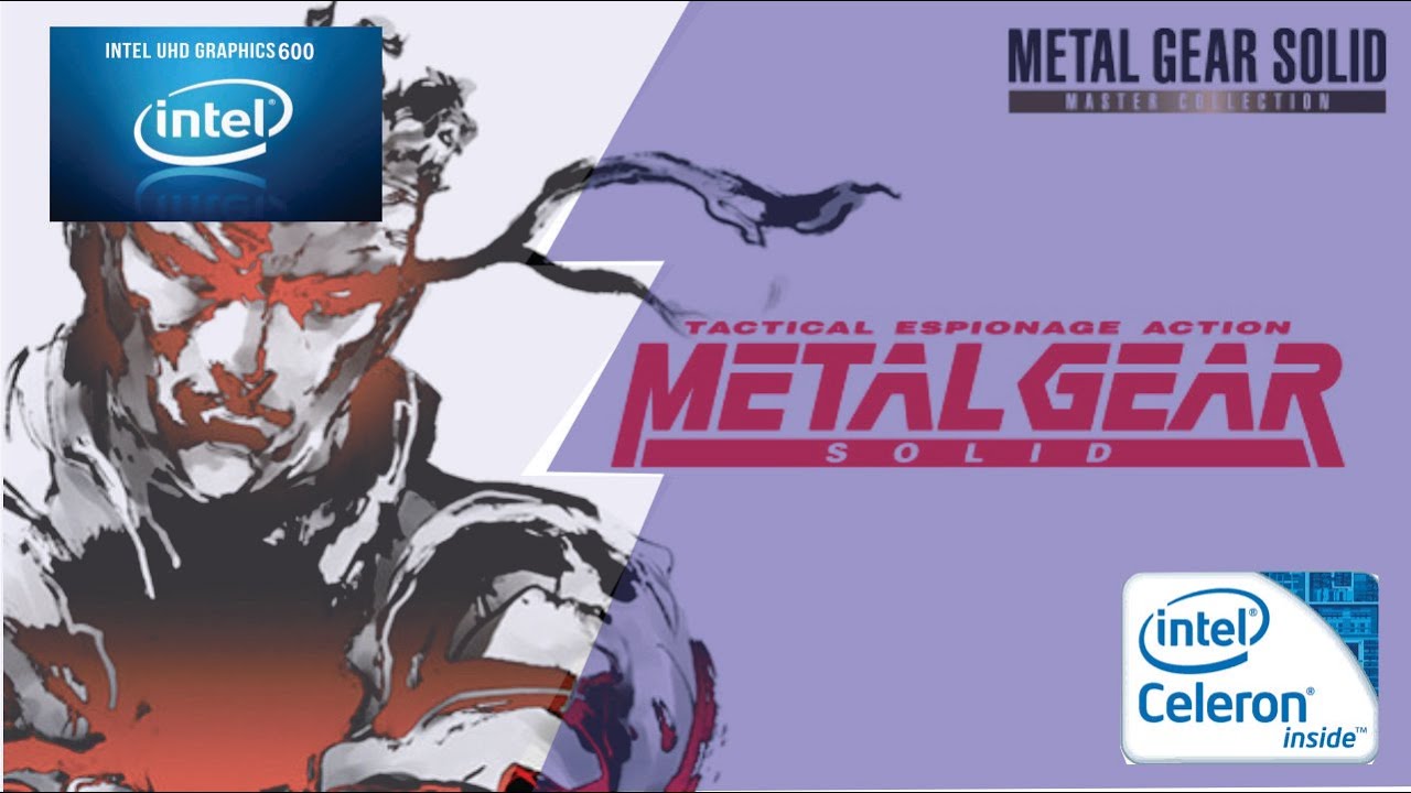 METAL GEAR SOLID Master Collection (MGS 2 - MGS 3) on intel uhd 600 ...