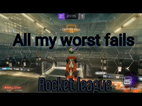 All my WORST Rocket League Fails😱😱 [Must Watch] - YouTube