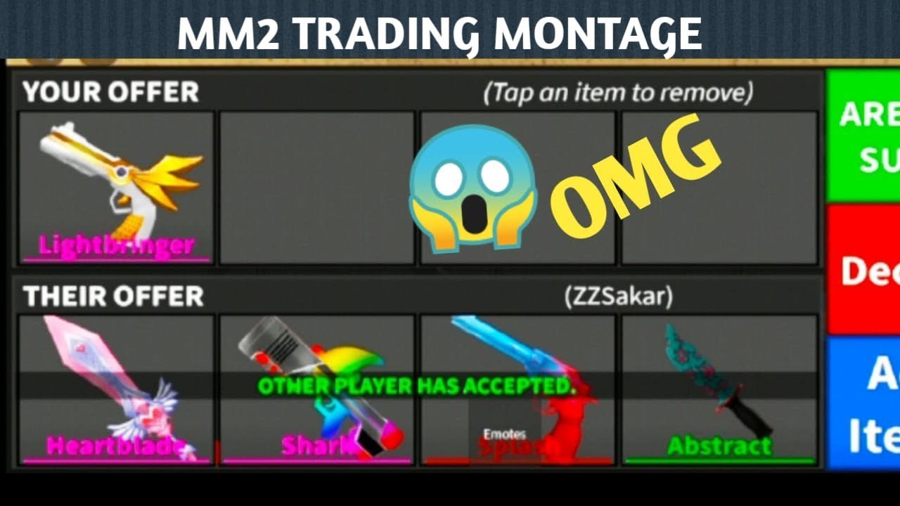Mm2 trading montage #1 - YouTube