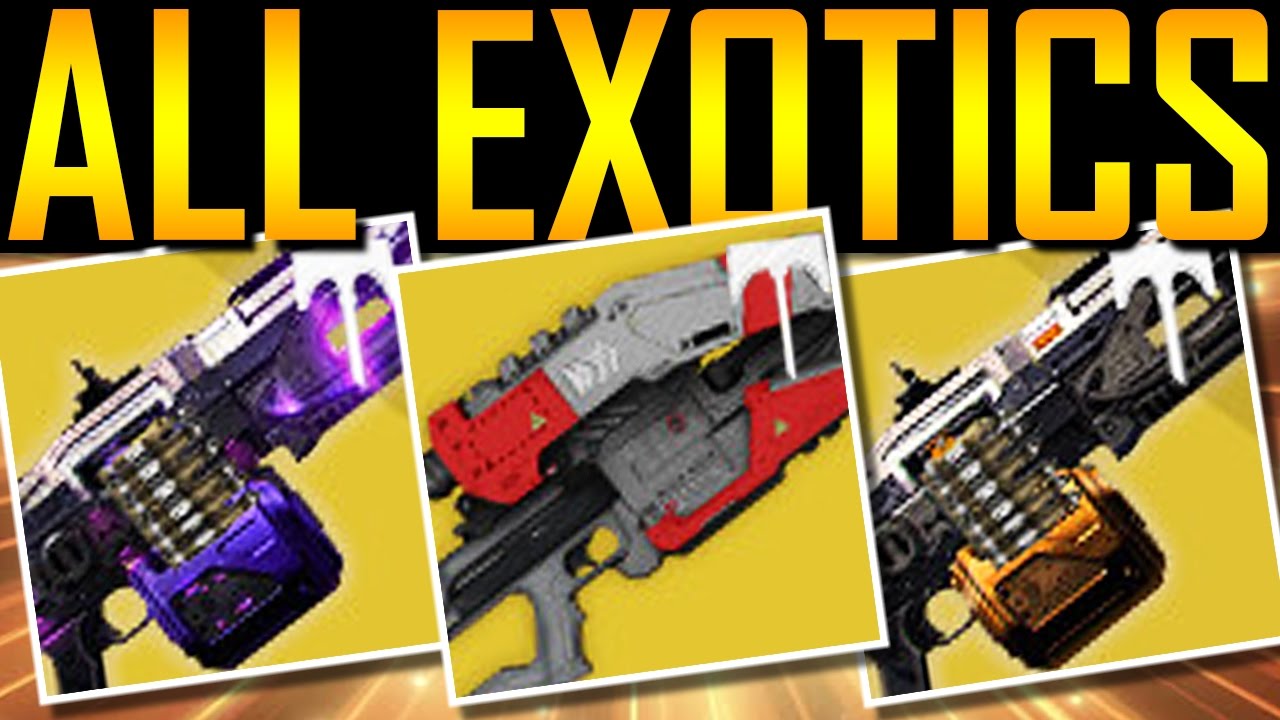 Destiny - HOW TO GET ALL DAWNING EXOTICS! - YouTube
