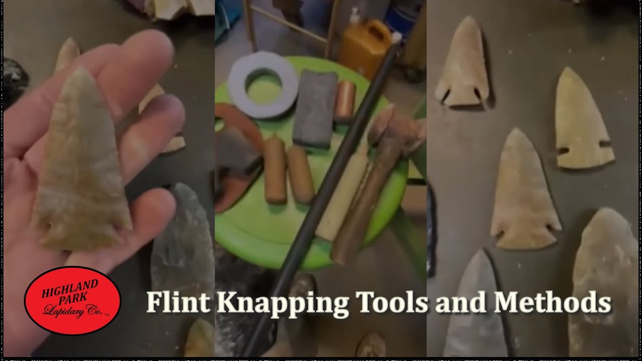 Flint Knapping Tools and Methods - YouTube