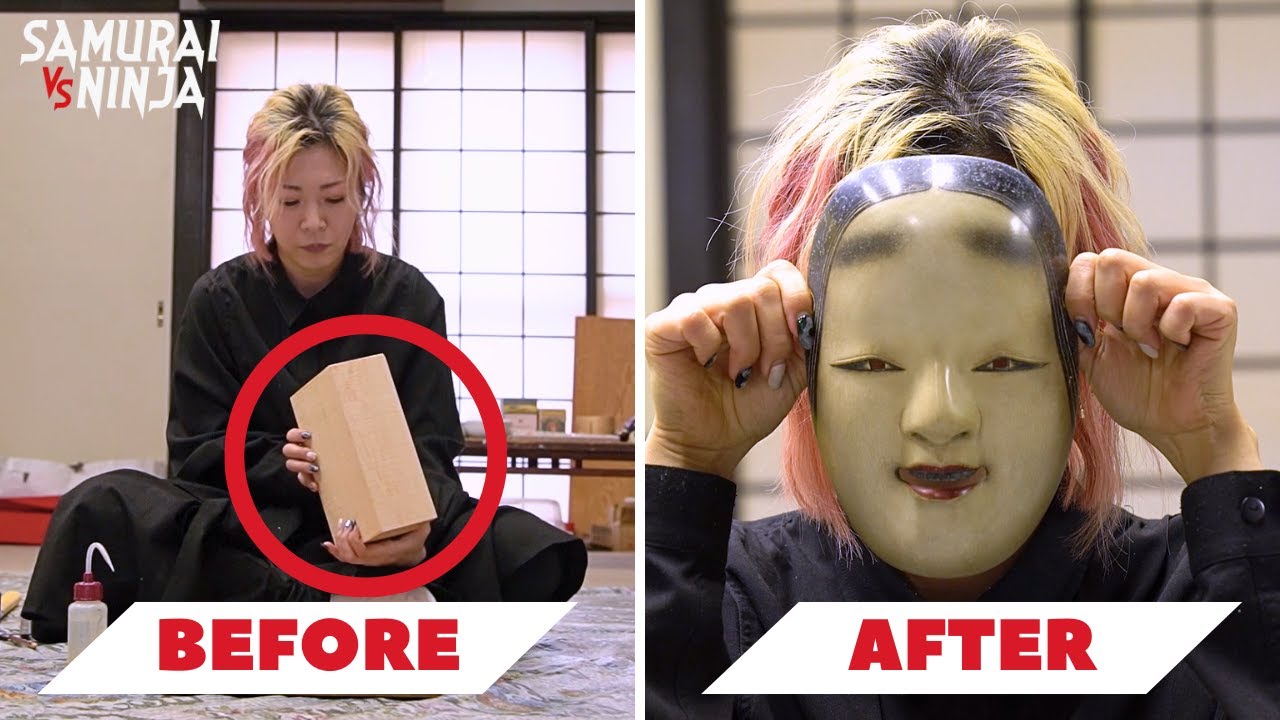 The Process of Making Traditional Noh Masks | THE SAMURAI TOUCH ...