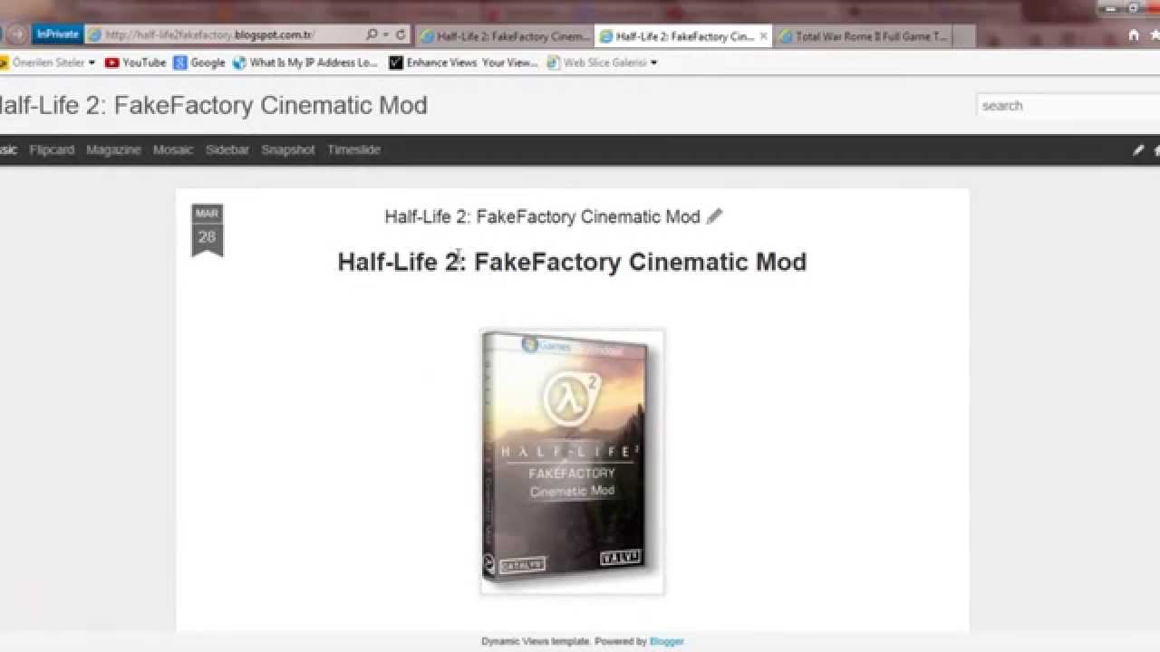 Half-Life 2: FakeFactory Cinematic Mod Full Game Download - YouTube