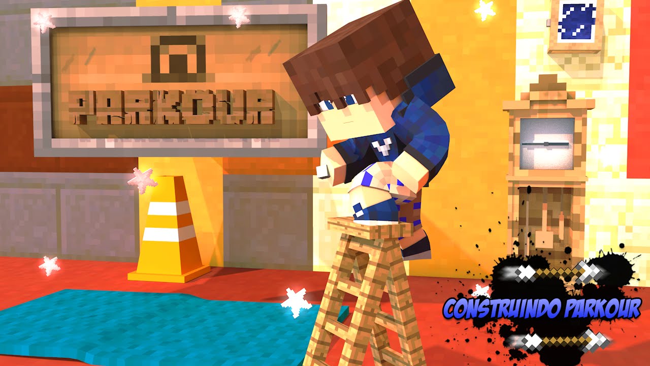 Minecraft Novo MINIGAME ‹ CONSTRUINDO PARKOUR › « ARUAN » - YouTube