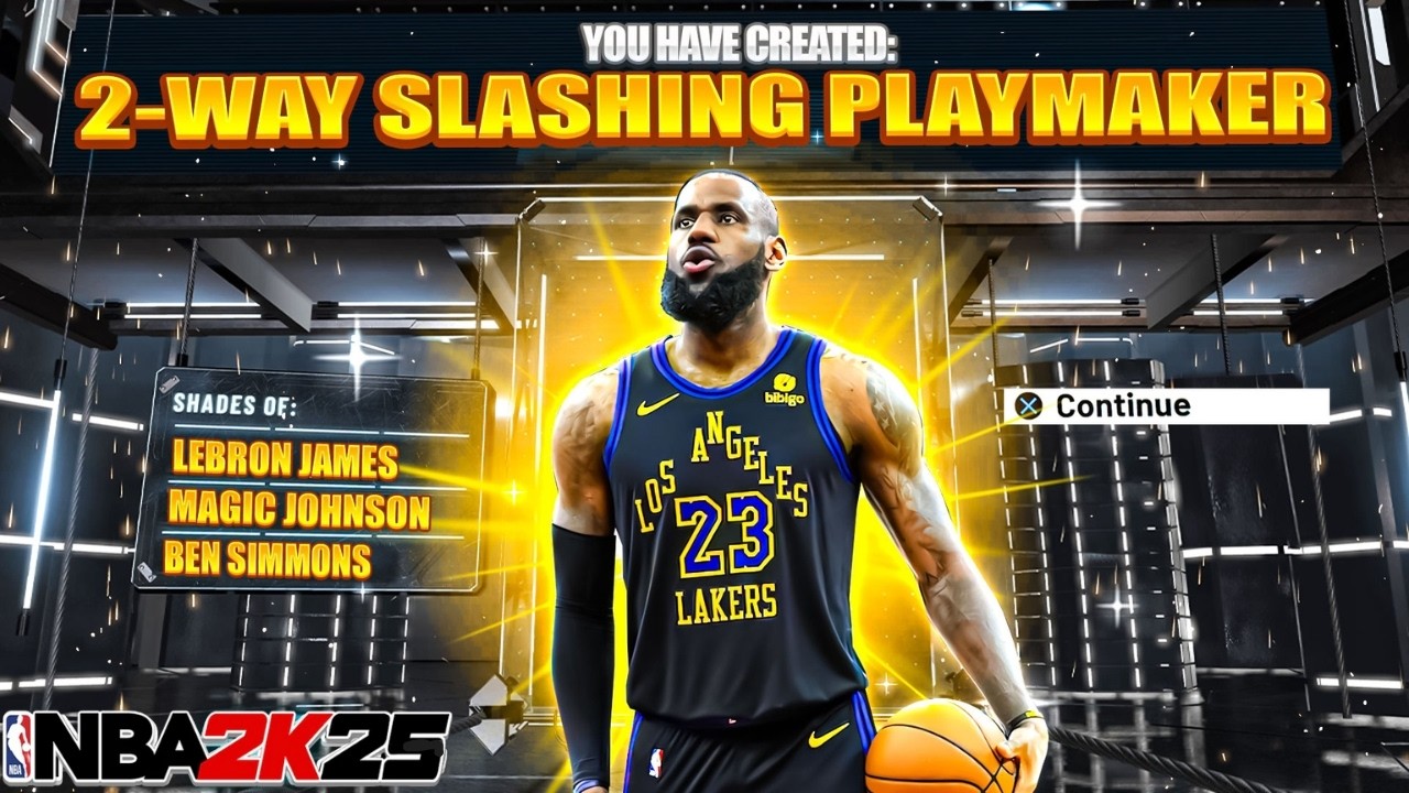 NEW “2-WAY SLASHING PLAYMAKER” Is INSANE in NBA 2K25🔥 BEST BUILD 2K25 ...