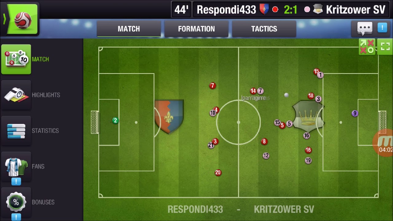 Back Into The Top Four - Top Eleven Be A Football Manager Android Game ...