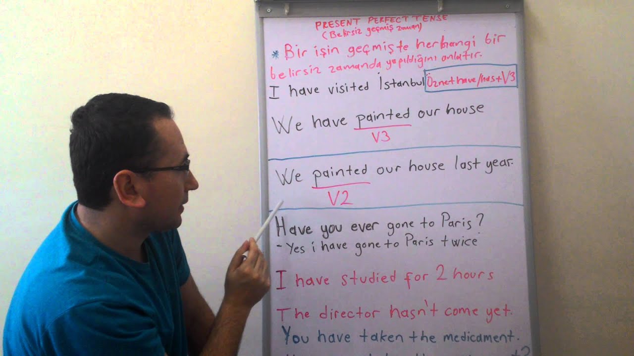 Present Perfect Tense Konu anlatımı [İngilizce belirsiz geçmiş zaman ...