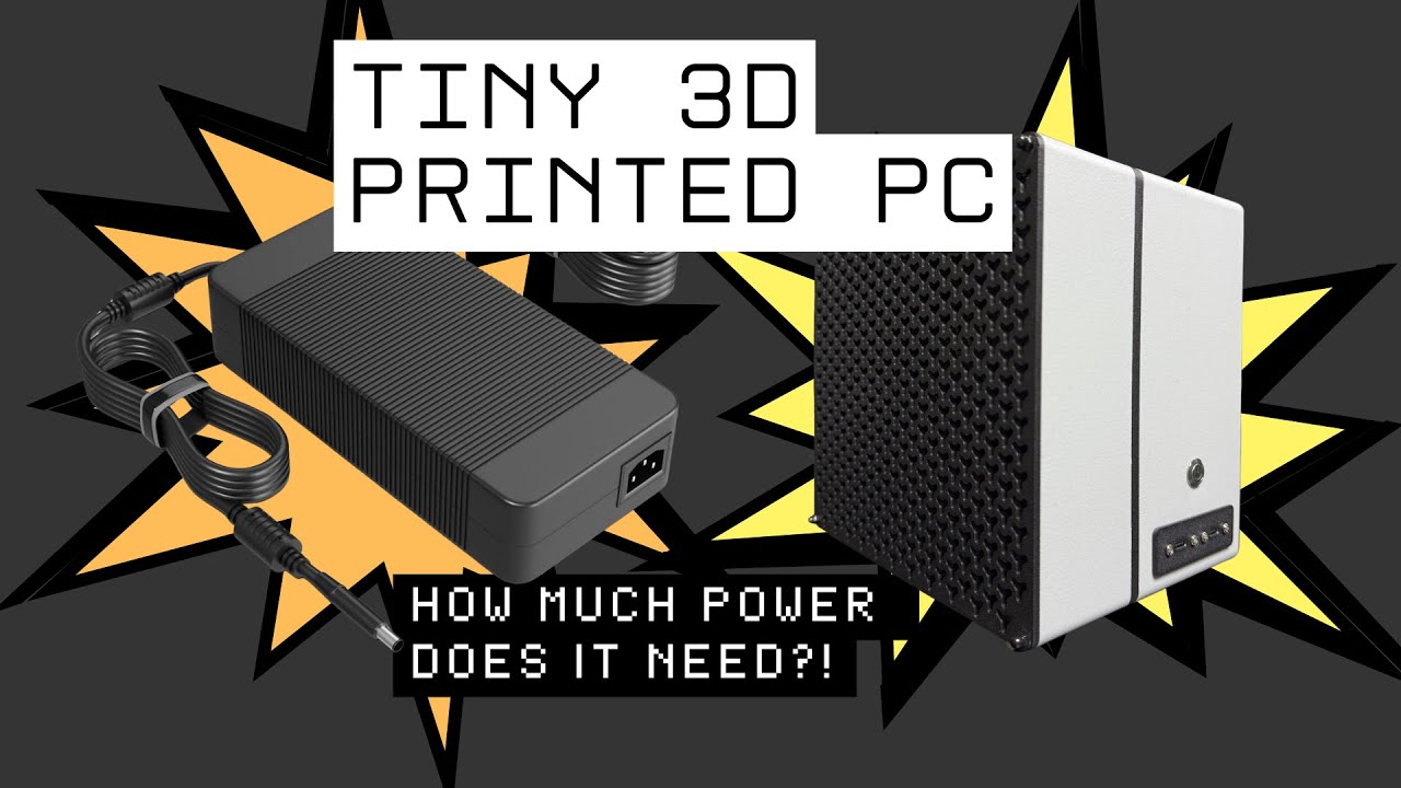 Desktop powered by a Laptop power brick ?! - YouTube