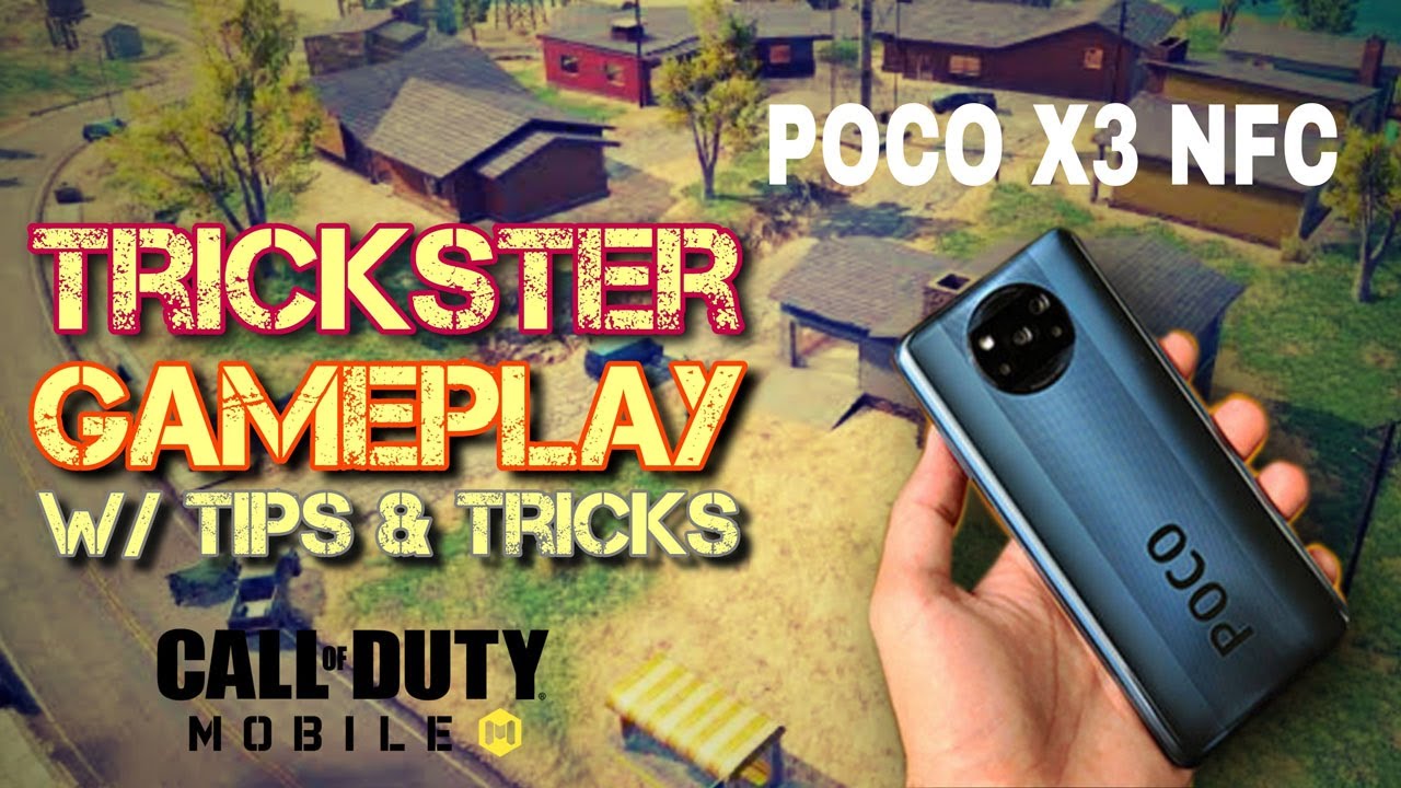 CALL OF DUTY MOBILE BATTLE ROYALE TRICKSTER GAMEPLAY WITH TIPS AND TRICKS USING POCO X3 NFC ...