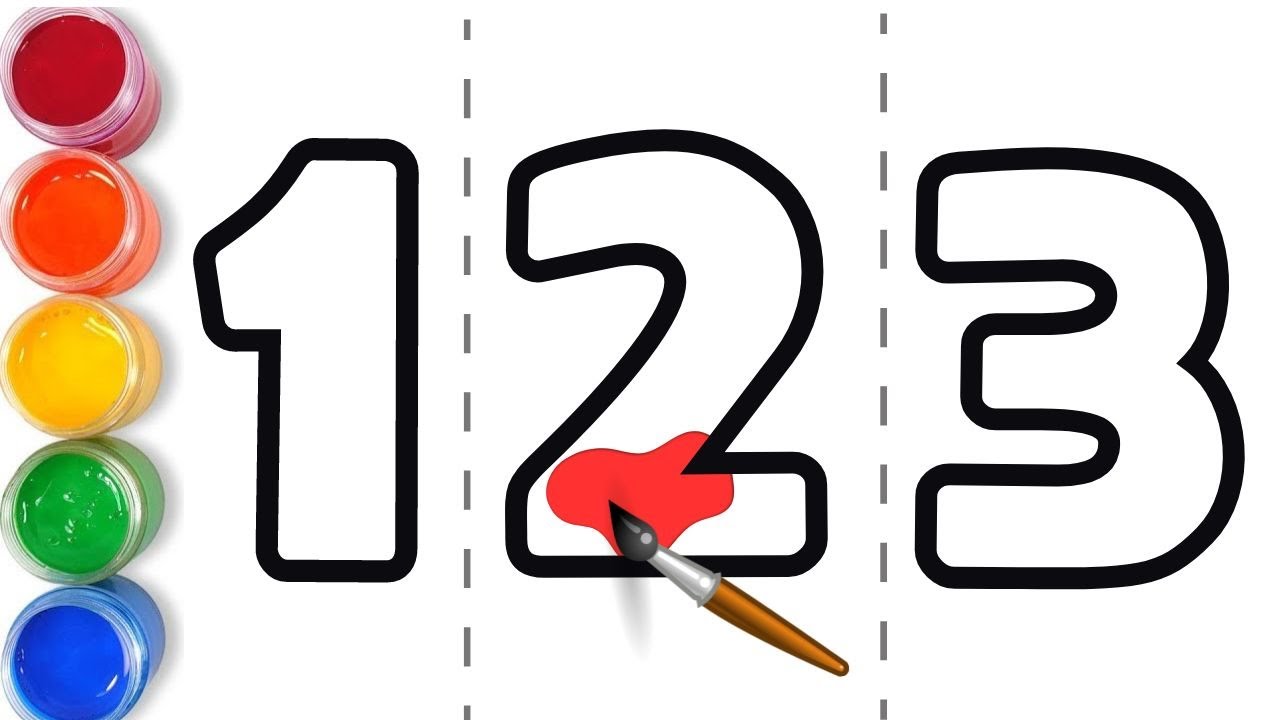 Counting Numbers | 123 Numbers | 123 learning for kids | 123 learning ...