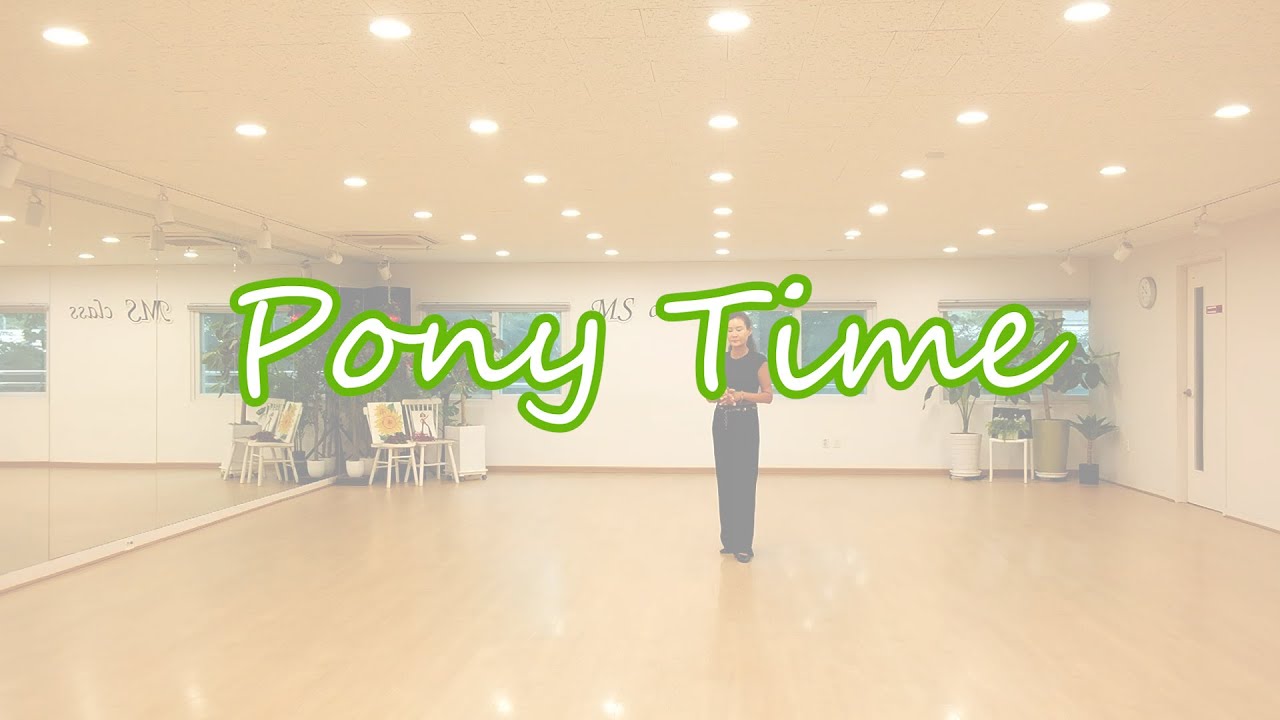 Pony Time Line Dance by Ivonne Verhagen& Michelle Risley 2023 - YouTube
