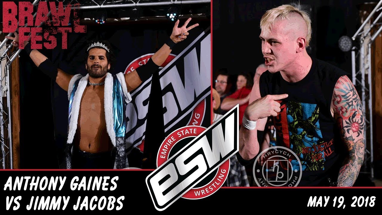 ESW - Anthony Gaines vs Jimmy Jacobs (05/19/2018) - YouTube