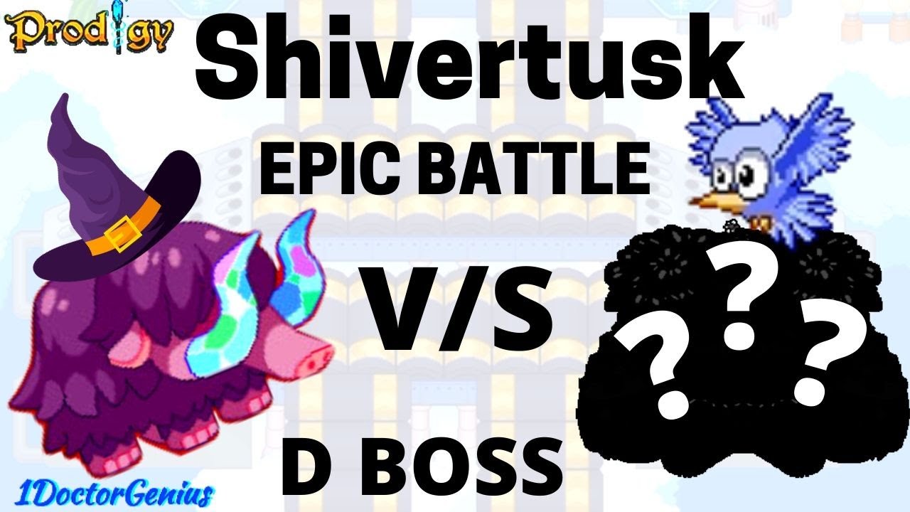 Prodigy Math Game: Shivertusk V/S Super powerful #@&^%& Epic Battle ...