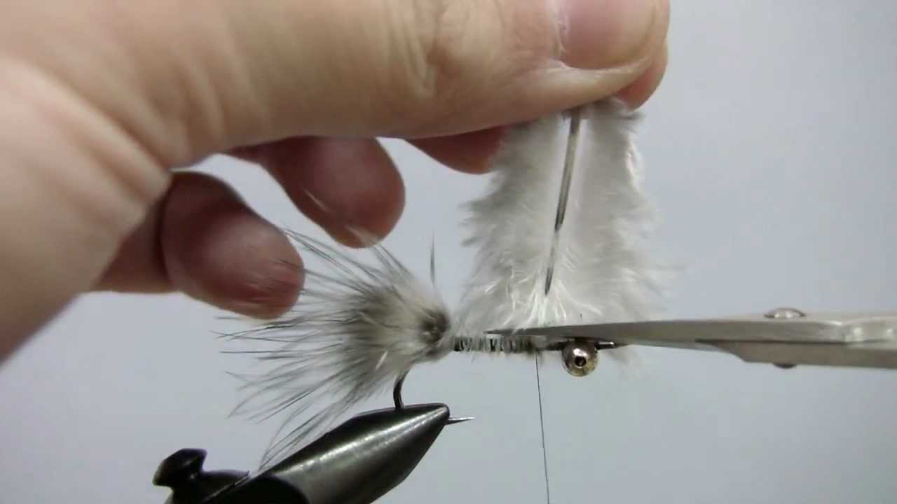 Fly Tying Grizzly Marabou Streamer - YouTube