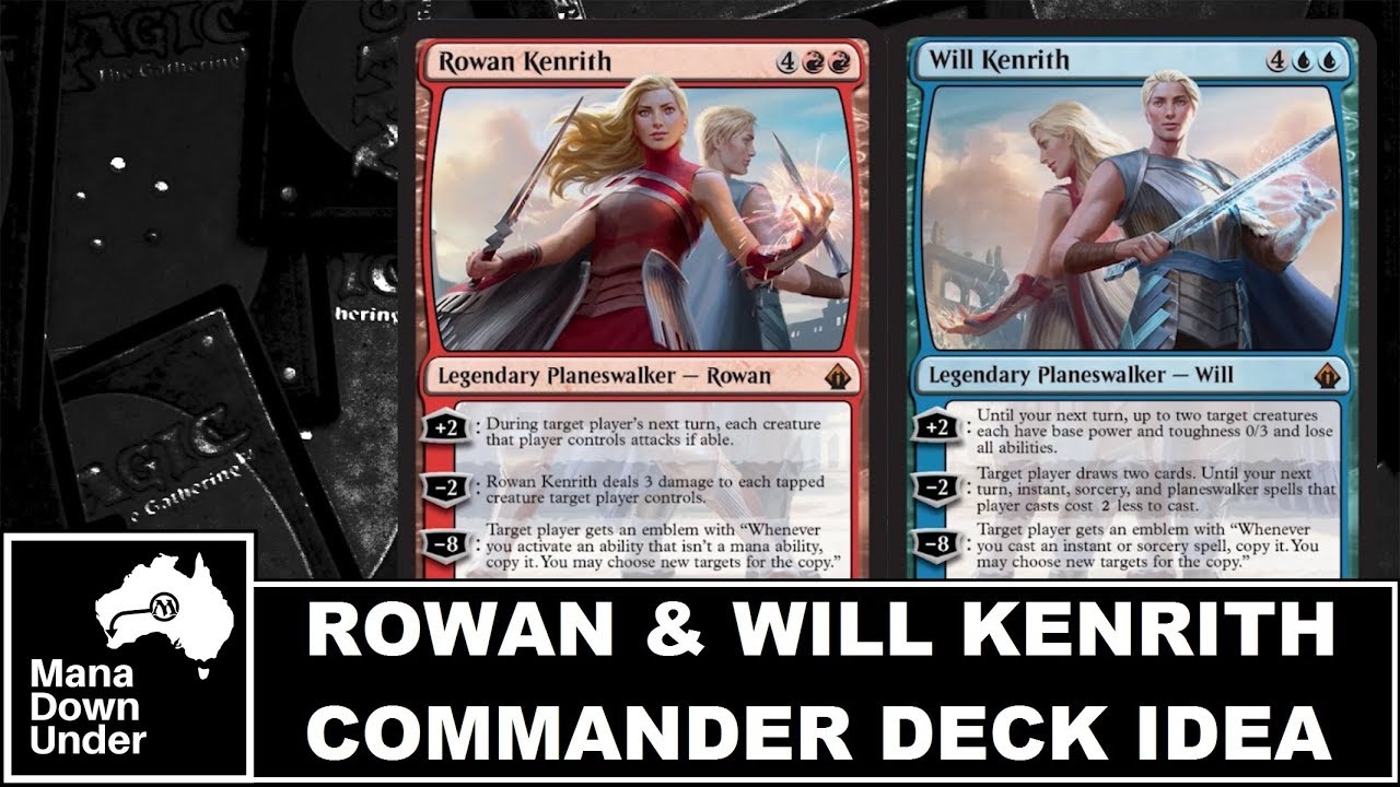 MTG Commander Deck Idea - Rowan & Will Kenrith (Political Deck?) - YouTube
