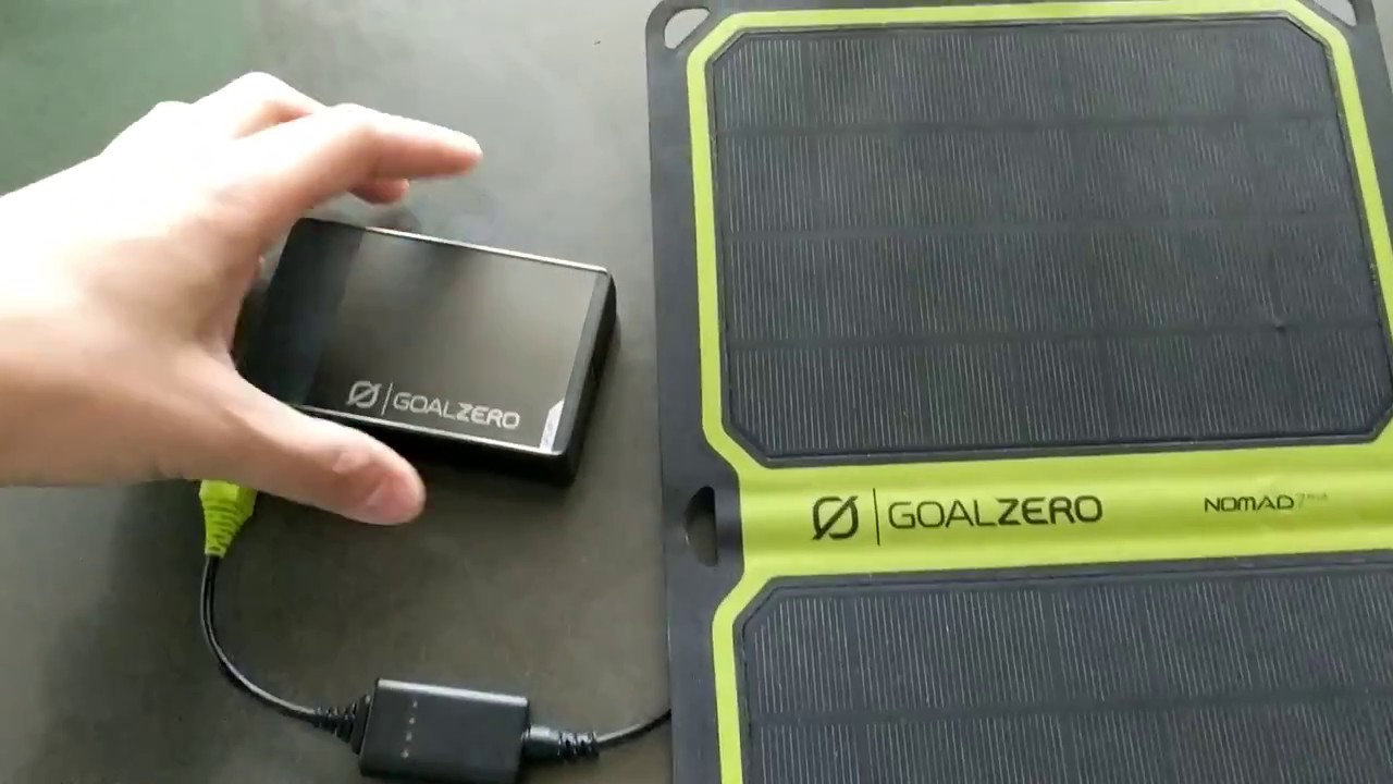 Goal Zero Nomad 7 Plus Quick Overview - YouTube