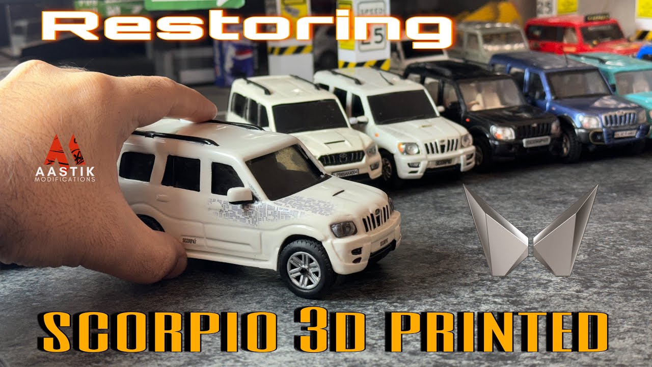 Restoring Mahindra scorpio Scale Model #centytoys #diecast #miniature # ...