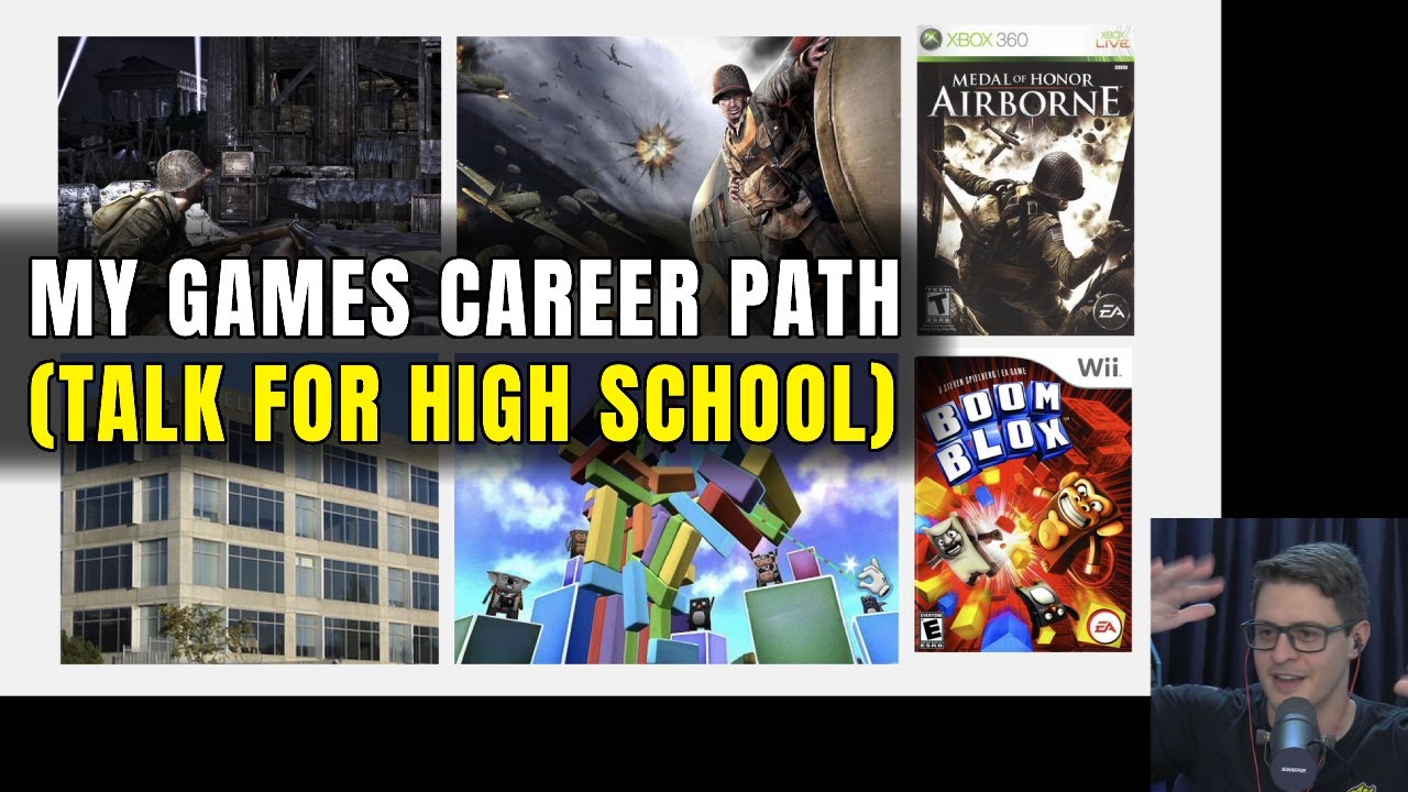 My games career path (talk for high school) - YouTube