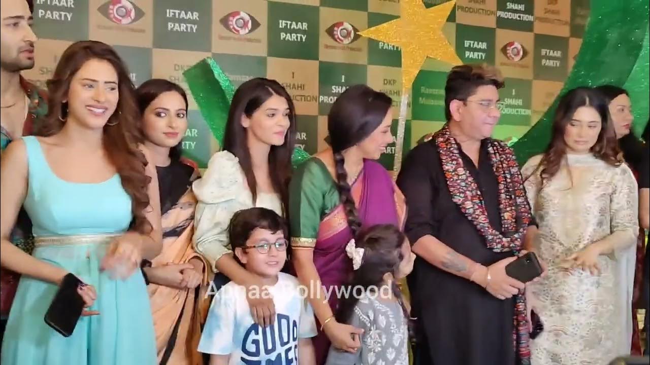 Harshad Chopda Pranali Rathod Rupali Ganguly Gaurav Khanna Shaheer Sheikh Hiba Nawab Iftar Party ...