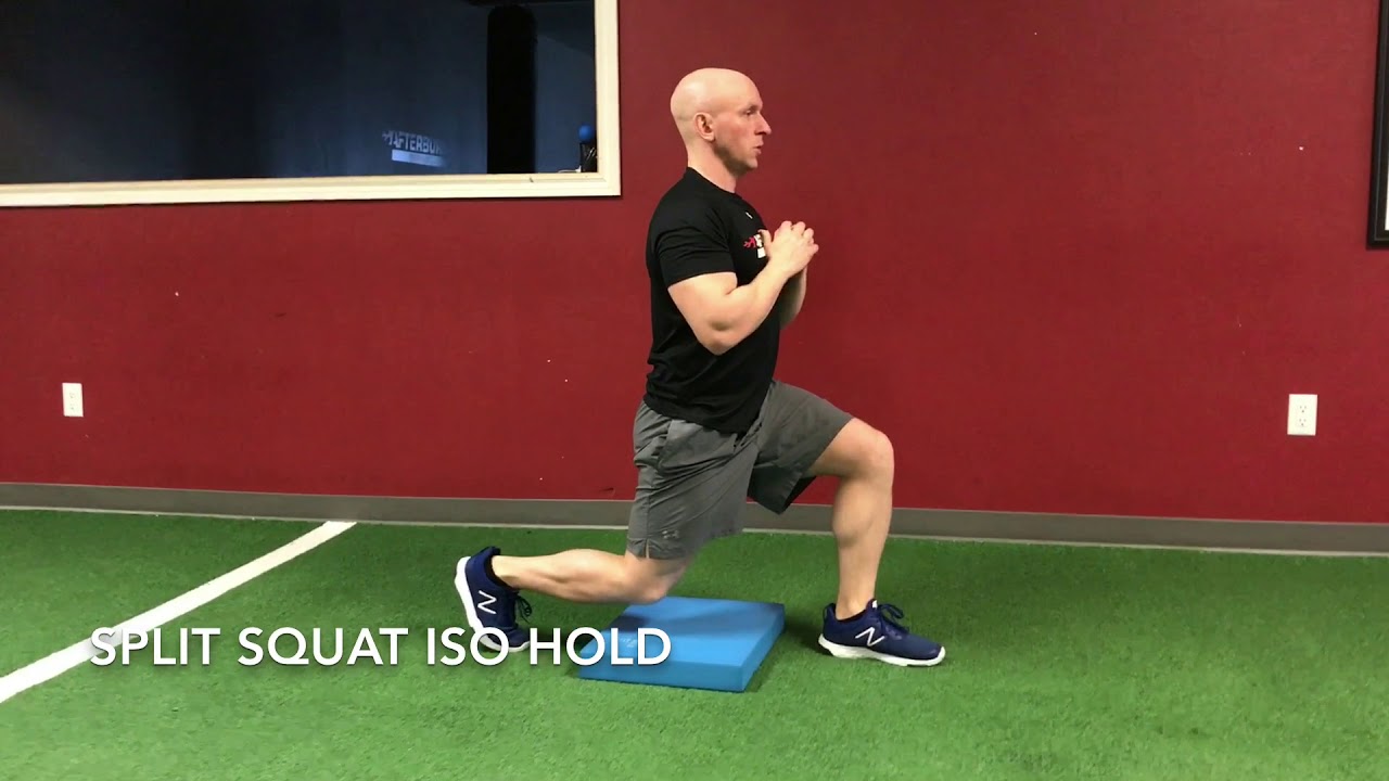 Split Squat ISO Hold - YouTube