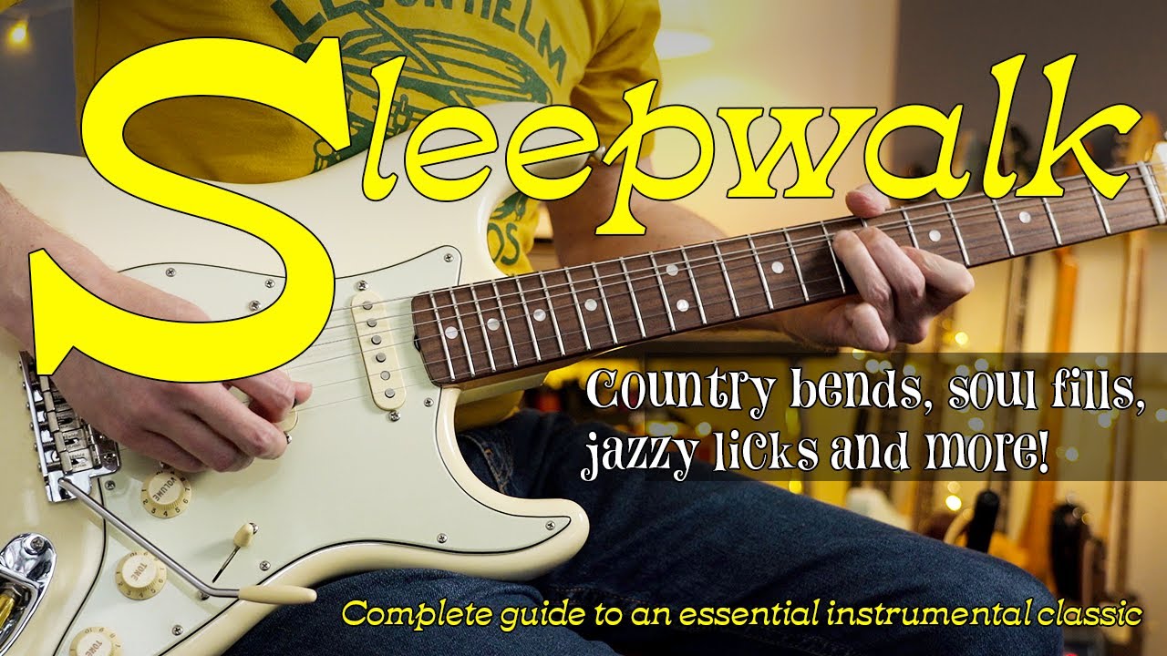 Sleepwalk - an epic exploration of an instrumental guitar classic - YouTube