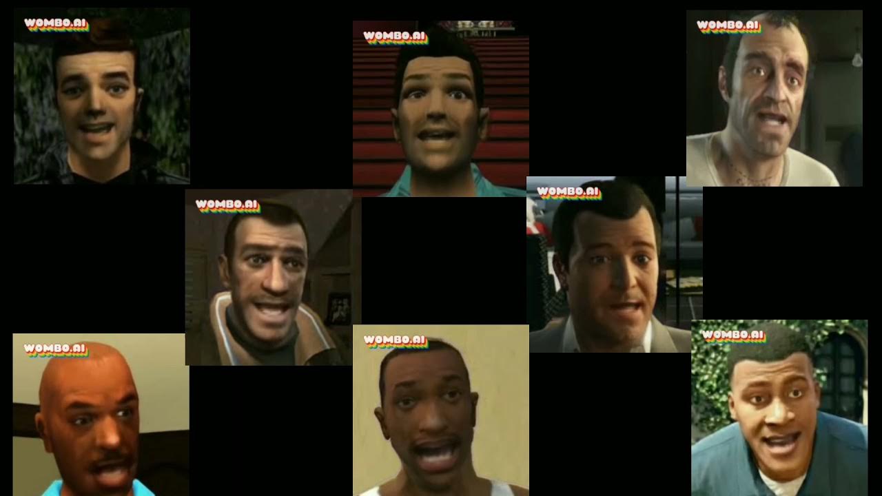 Gta protagonist sings Tunak tunak tun || Wombo.Ai - YouTube