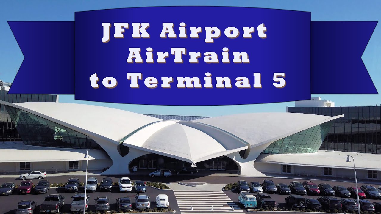 JFK Airport Terminal 5: AirTrain to Departures TIMEWARP - YouTube