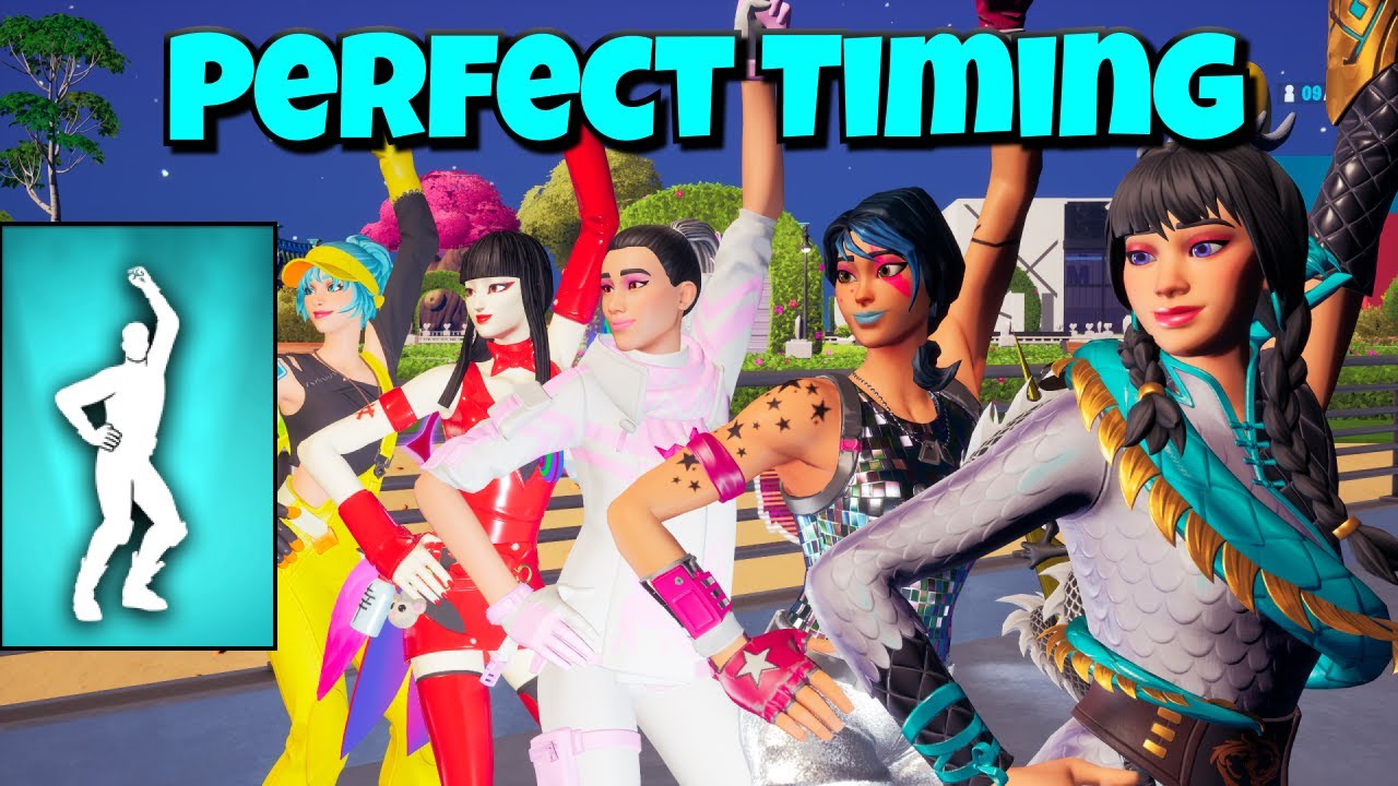 Fortnite Perfect Timing - Make Some Waves Emote 😍 - YouTube