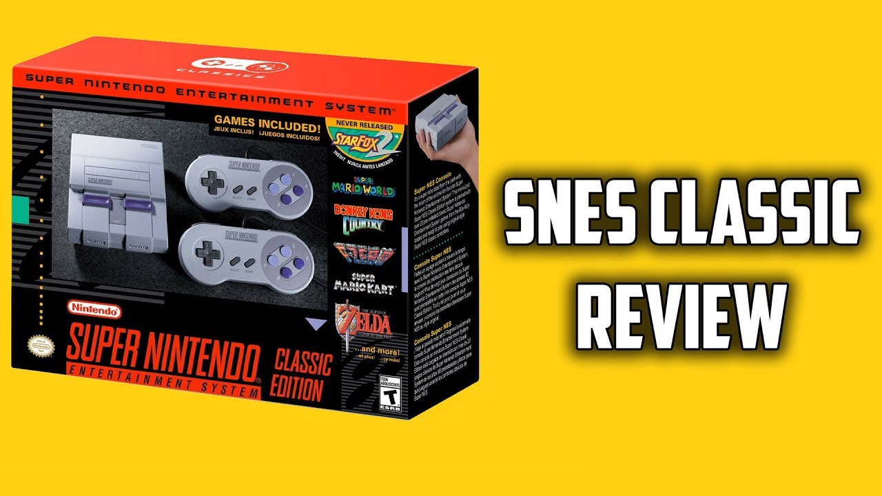 SNES Classic Edition Unboxing - Menu and How to Save Your Games - YouTube