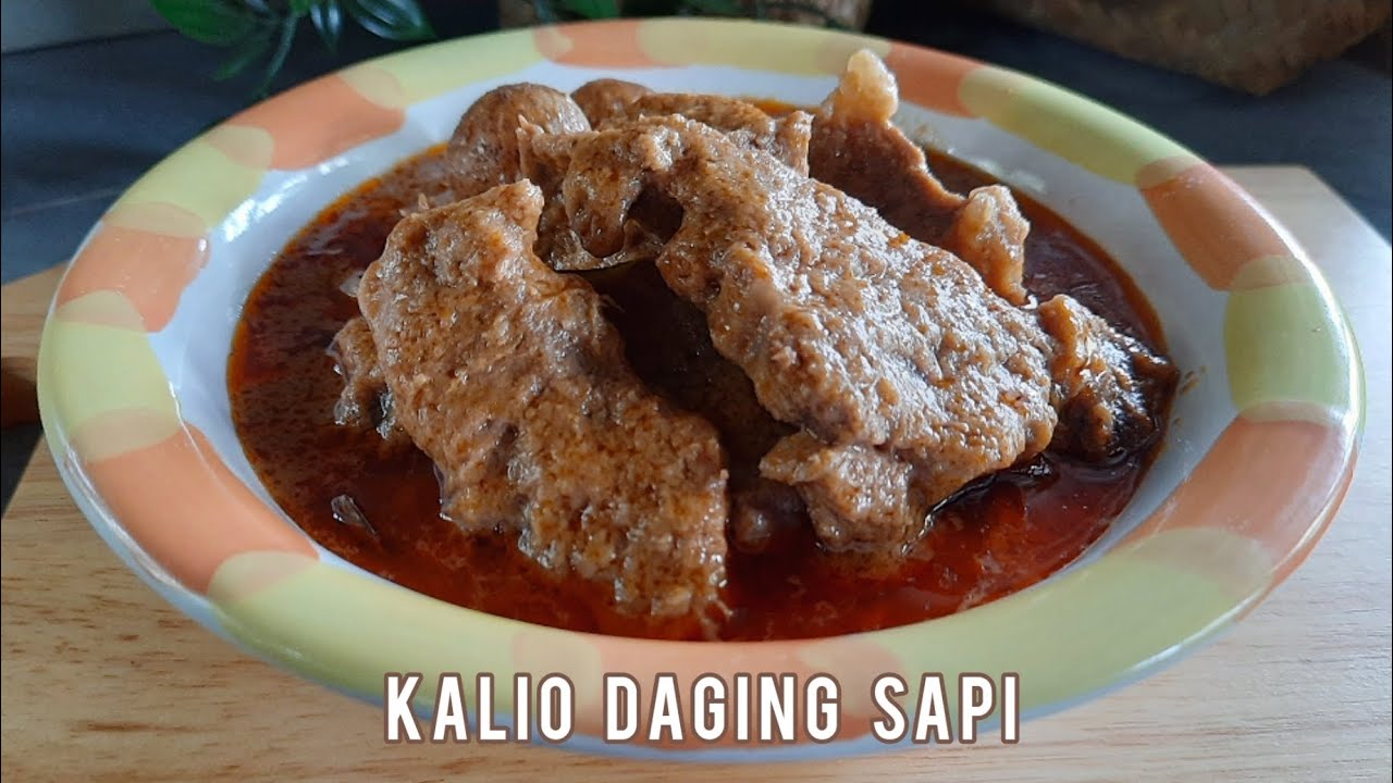RESEP KALIO DAGING SAPI KHAS PADANG Empuk Sangat Enak ! - YouTube