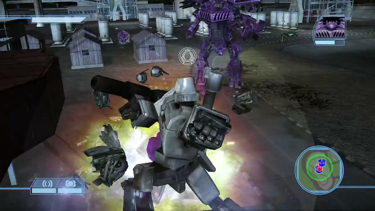 Transformers the game: Megatron (G1) vs Shockwave - YouTube