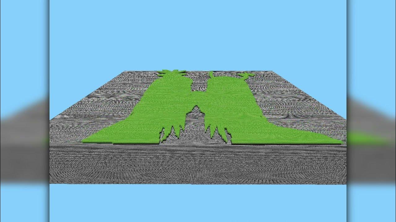 Bad Apple, but it's the first ever version of Minecraft / RubyDung ...