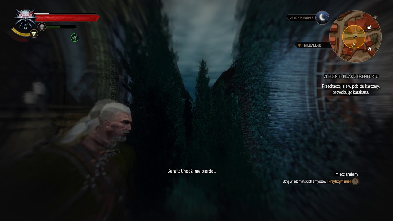 The Witcher 3 4K UHD drunk vampire in Novigrad - YouTube